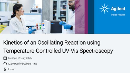Oscillating Reaction Kinetics via Temp-Controlled UV-Vis | LabRulez LCMS