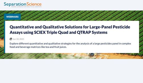 Pesticide Assays with SCIEX Triple Quad & QTRAP | LabRulez LCMS