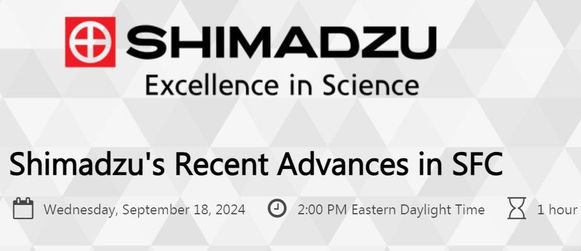 Shimadzu's Recent Advances in SFC | LabRulez LCMS