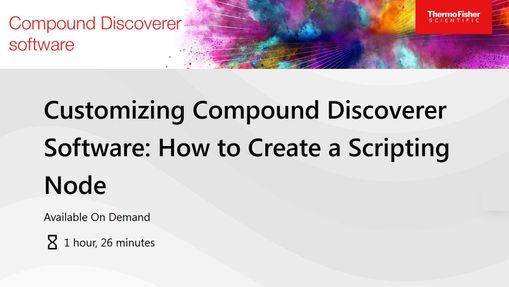 Compound Discoverer Software: How to Create Scripting Node | LabRulez LCMS